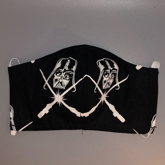 Hand Crafted | Accessories | Starwars Darth Vader Fabric Face Mask ...